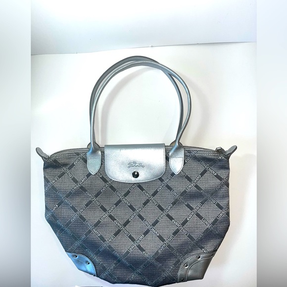 Longchamp | Bags | Longchamp Limited Edition Modele Diposa Gray And ...